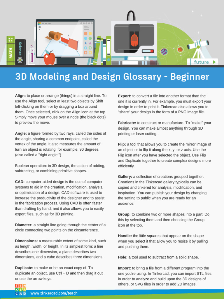3D Terminologies | PDF