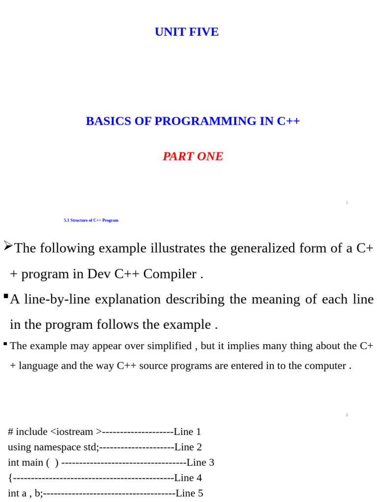 Comp Science (Chapter 5) - Part 1 | PDF