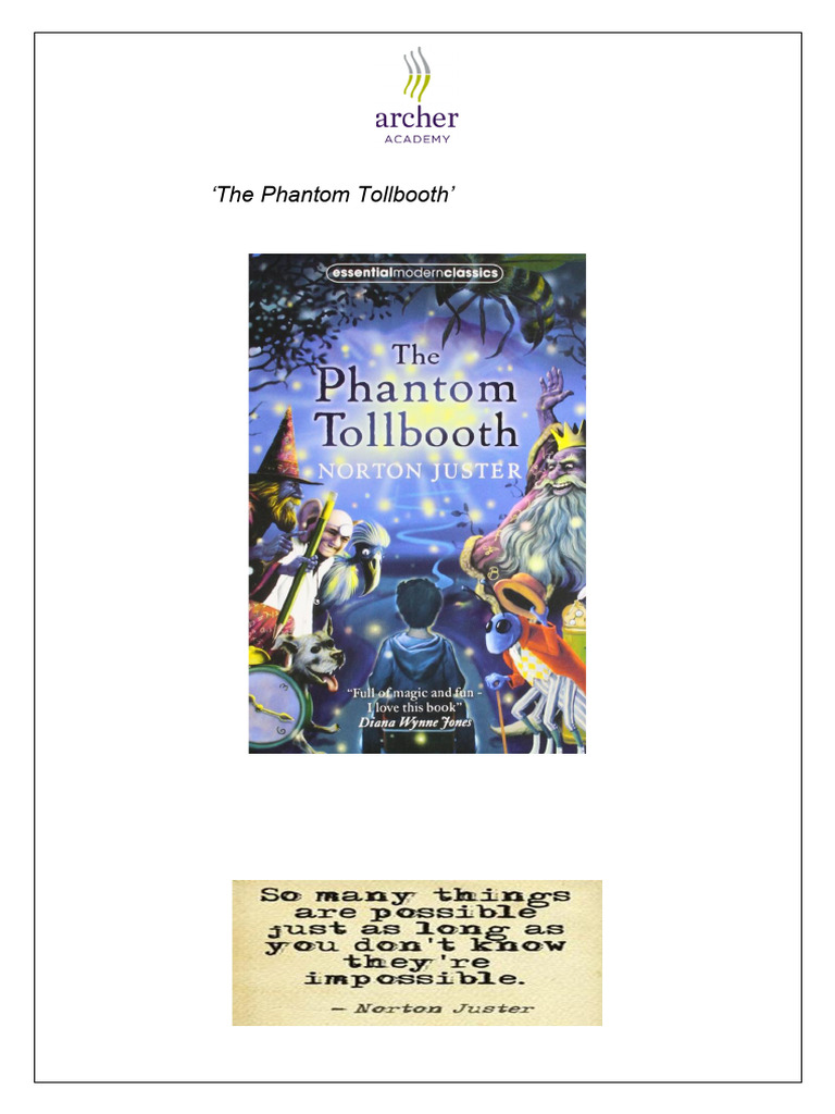 The Phantom Tollbooth Resource Guide | PDF