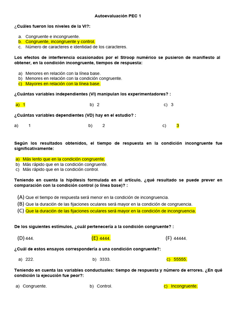 Autoevaluación Pec 1 - Corregida | PDF