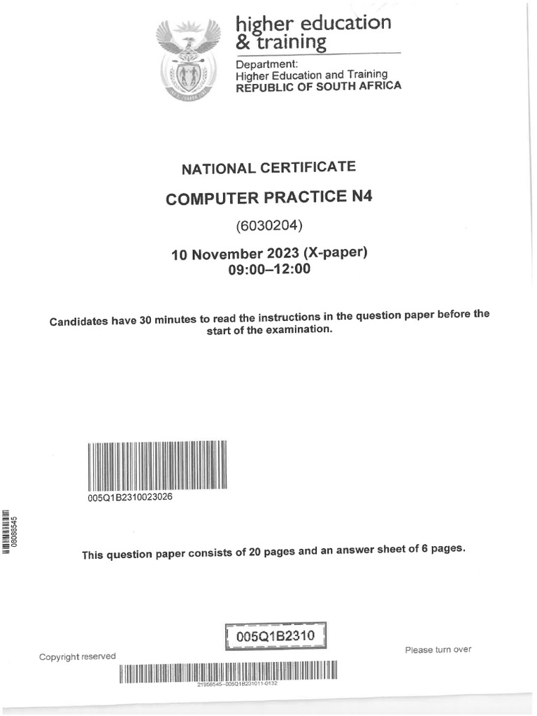 CP N4 10 November 2023 | PDF