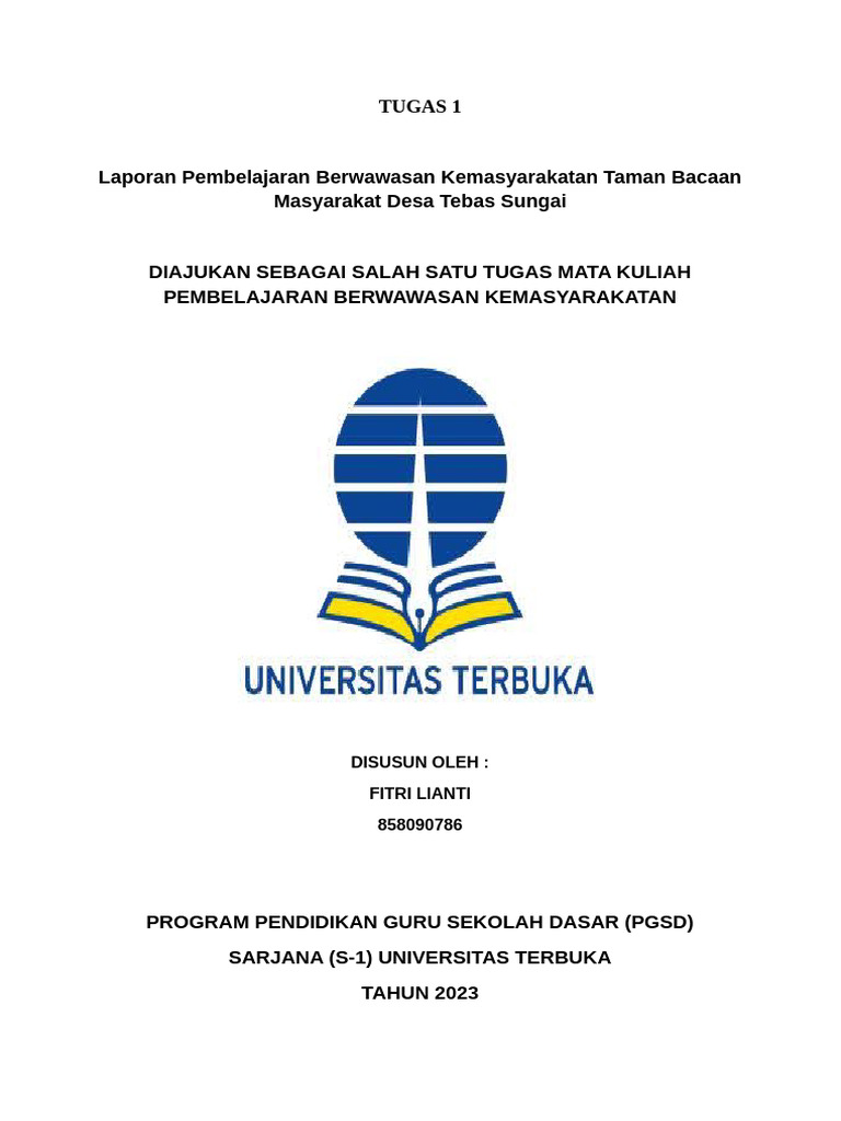 TUGAS 1 Pak Herman TBM Oke | PDF