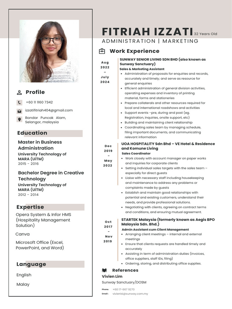 Fitriah Daud CV | PDF