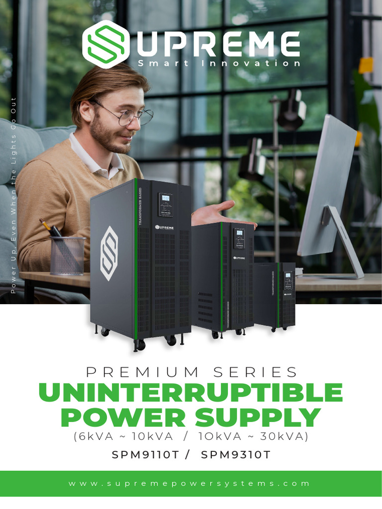 18 ONLINE UPS - Transformer Based - SPM9110T and SPM9310T | PDF
