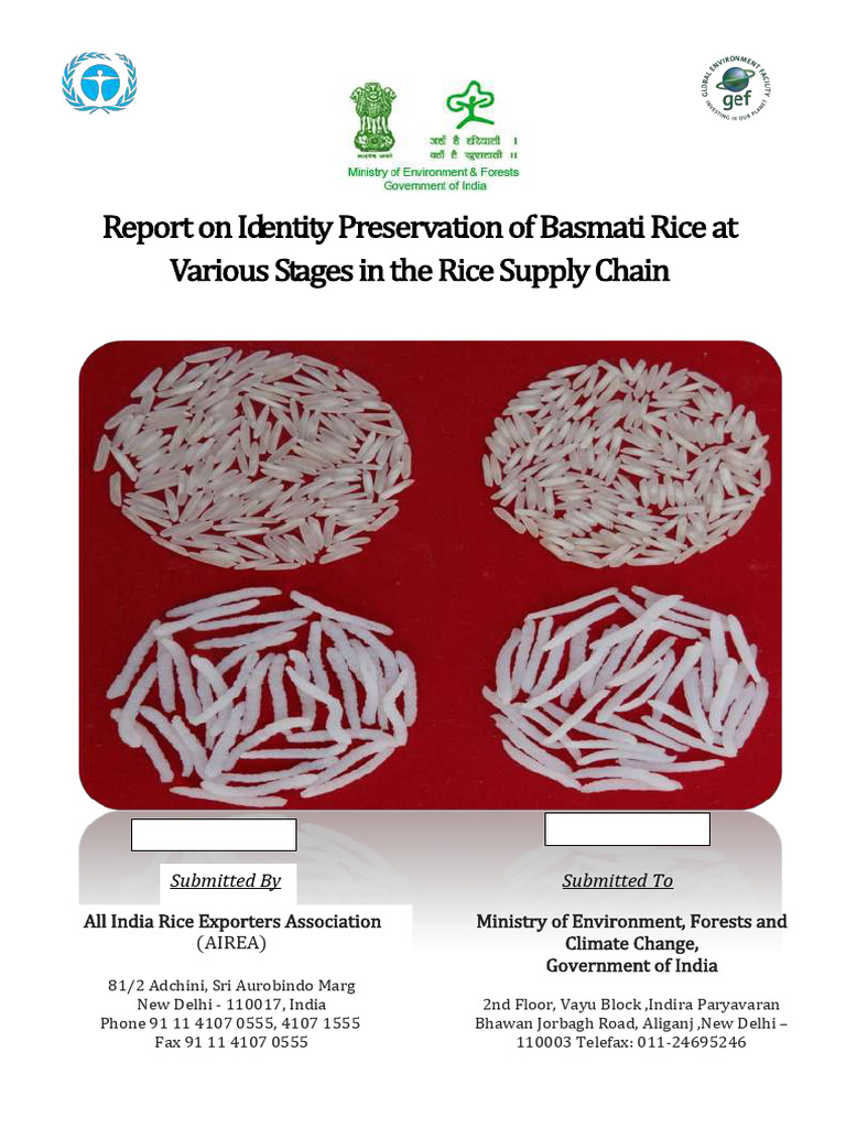11-Report On IP of Basmati Rice at Various Stages in The Rice Supply ...