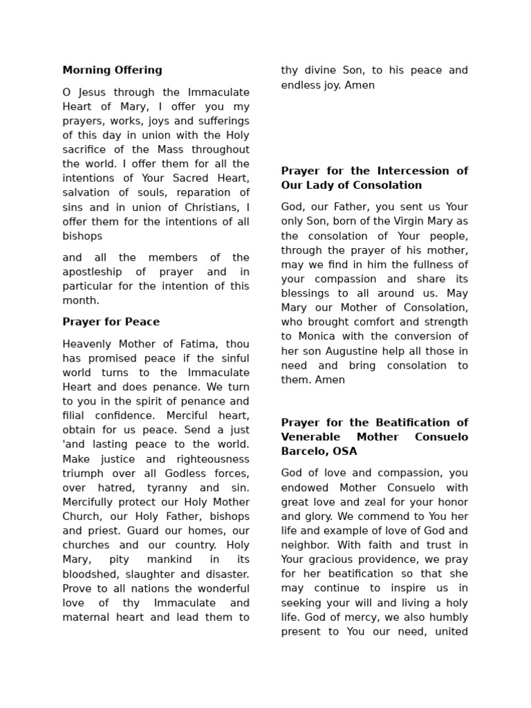 Morning Offering | PDF
