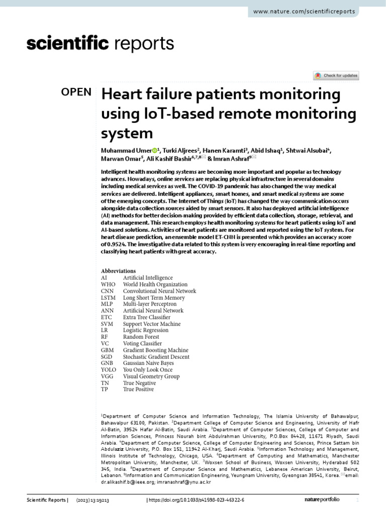 Ai and Iot in Cardio | PDF