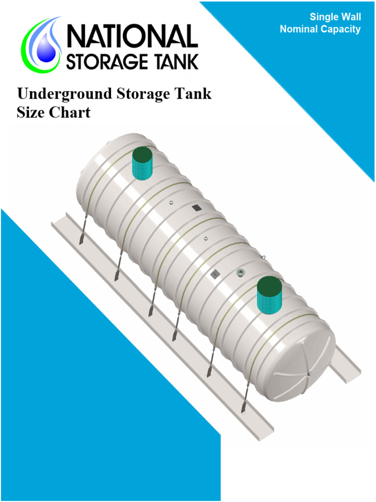 Underground Storage Tank Size Chart | PDF