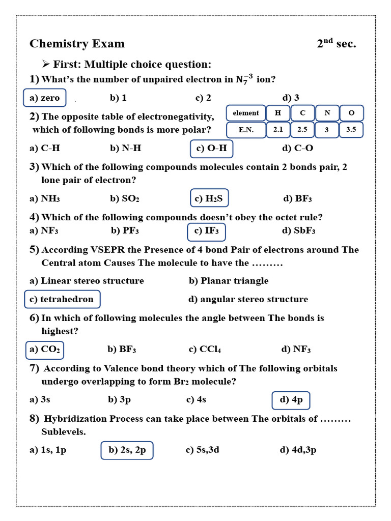 Exam 2sec With Answer | PDF