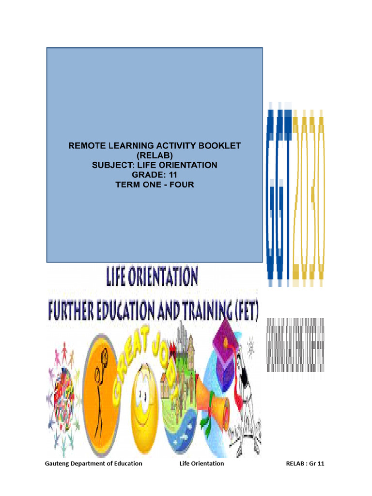 E Grade 11 BOOK RELAB Life Orientation GR 11 Revision TERMS 1-4 | PDF