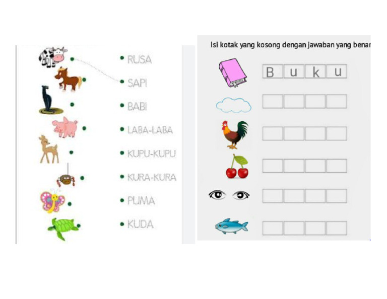 Worksheet Menulis 2 | PDF