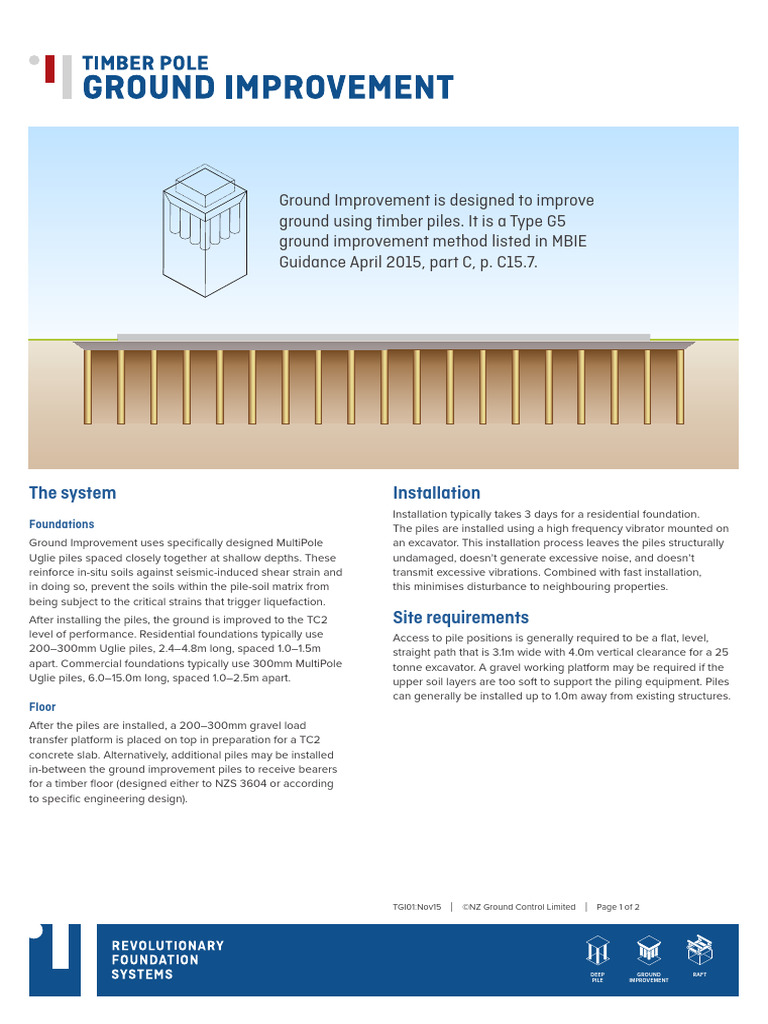 Tgi01 Techsheet Groundimprovement F | PDF