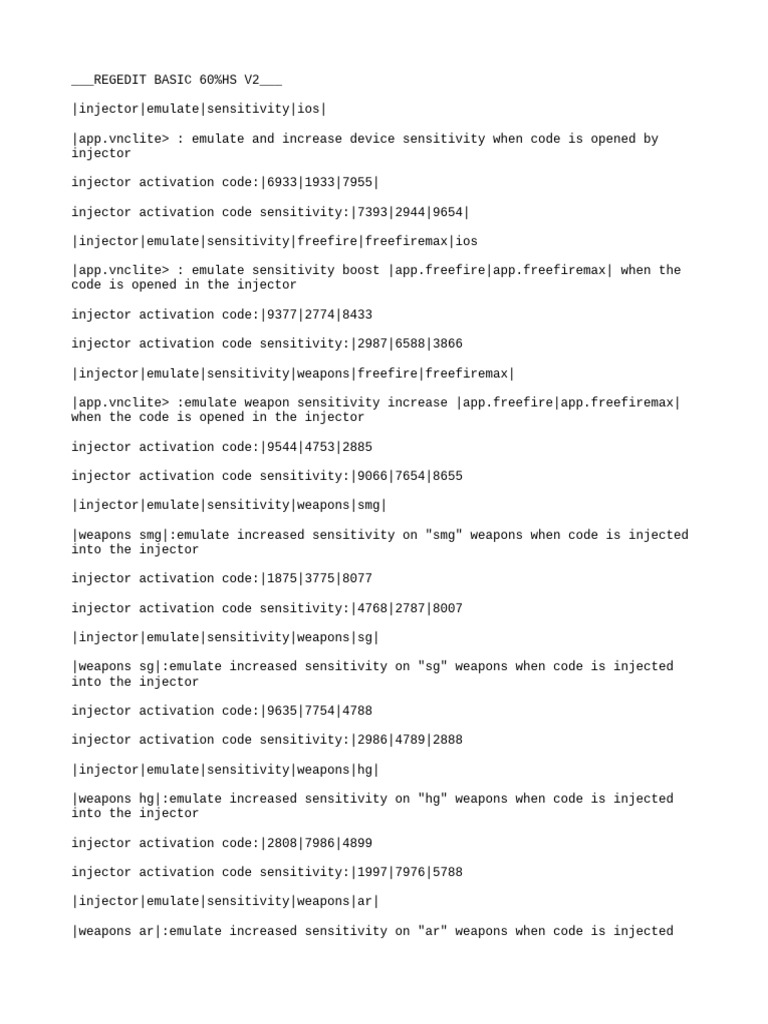 Injector 60% Hs Ios v2 | PDF