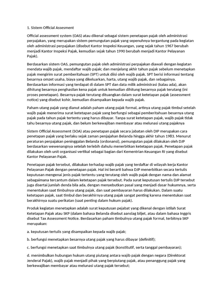 Diskusi 2 Matkul Tata Cara Pelaksanaan Perpajakan | PDF