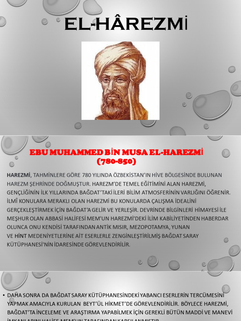 El Harezmi | PDF