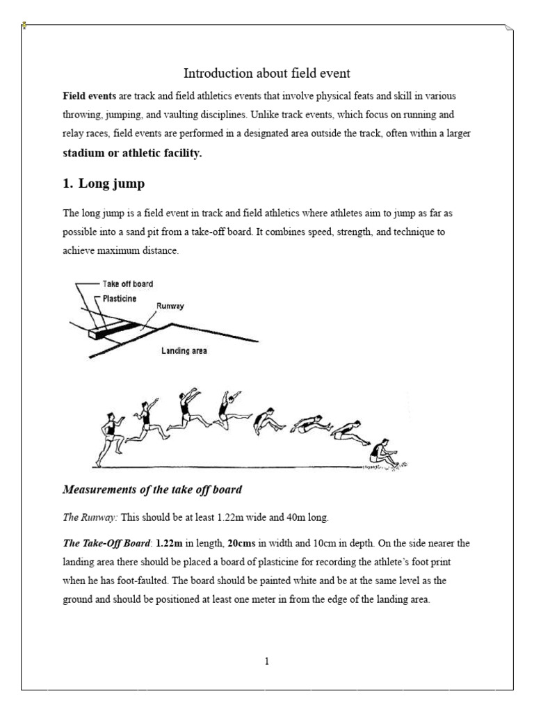 Introduction About Field Event | PDF