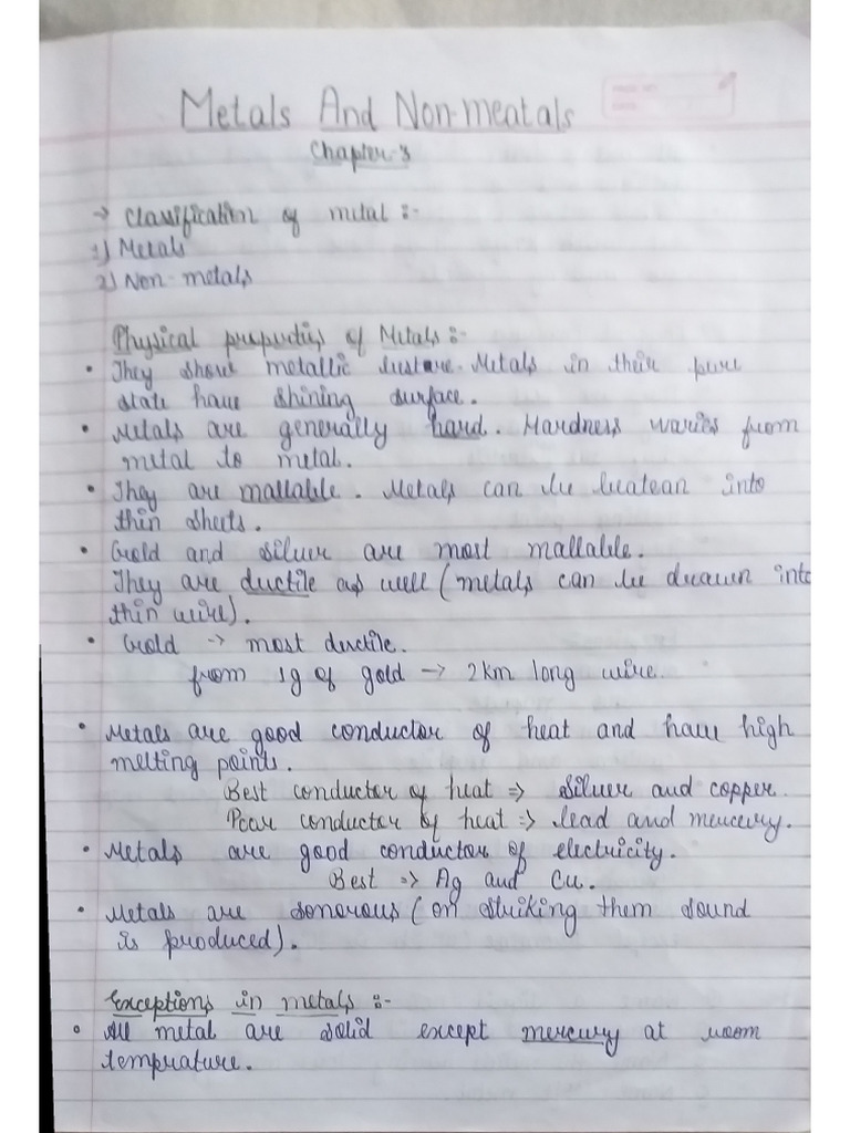 Ch3 Science 10 Class | PDF