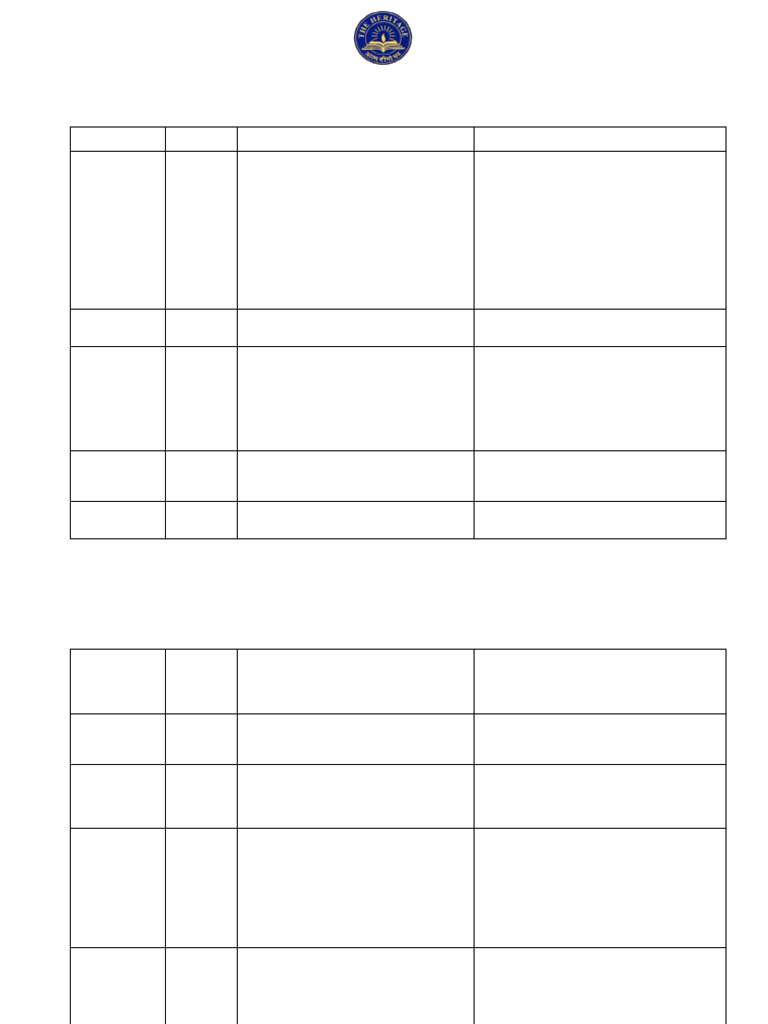 My Exam Time Table | PDF