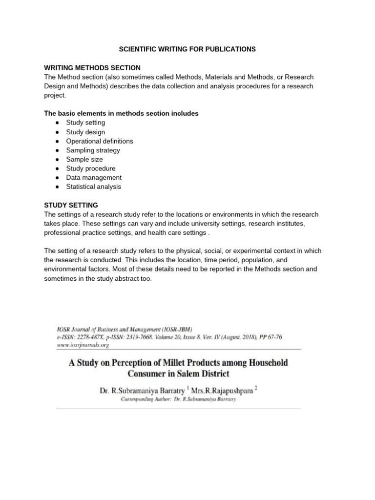 Scientific Writing | PDF | Experiment | Wellness