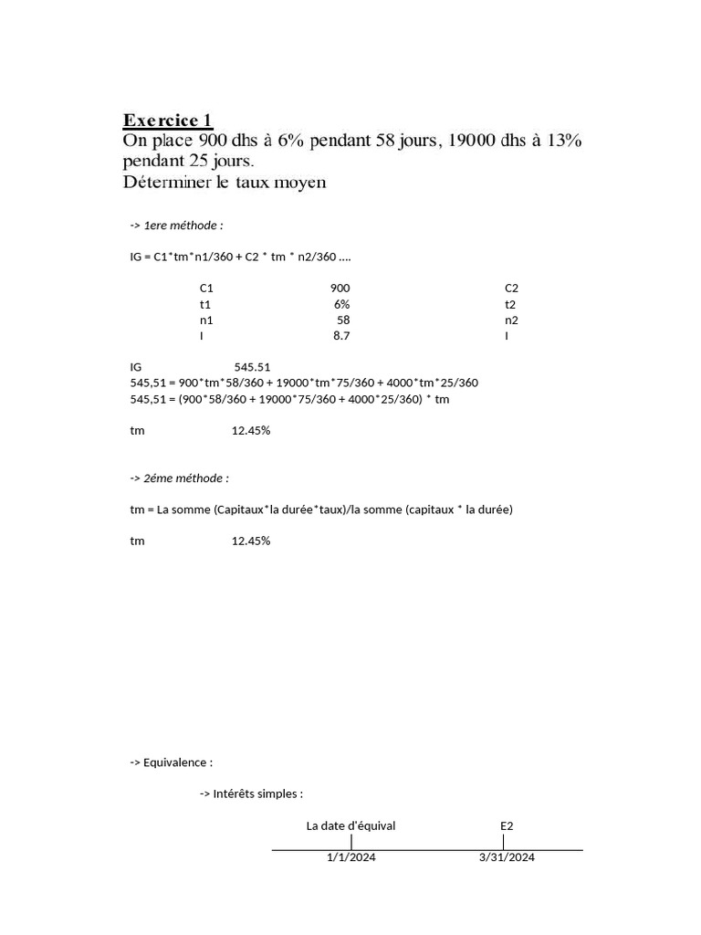 Maths Fin - Révision | PDF