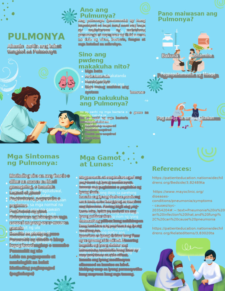 PNEUMONIA PHAMPLET FOR WARD CLASS | PDF