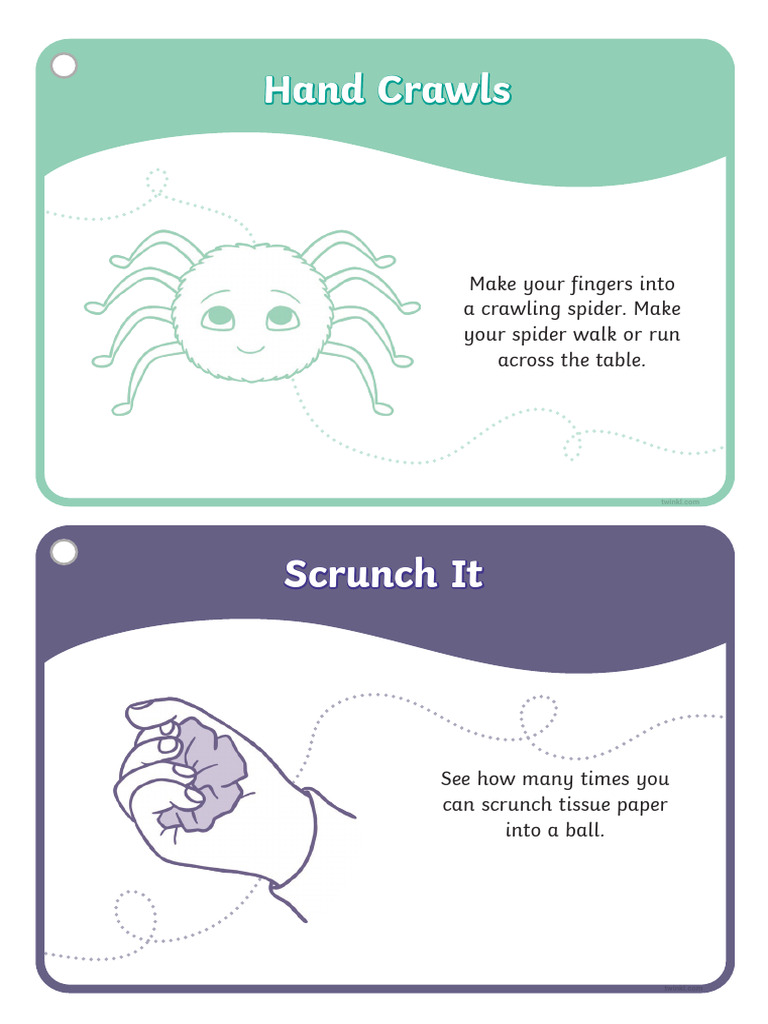 T TP 2550373 Eyfs Calming Activity Ideas Cards - Ver - 5 | PDF