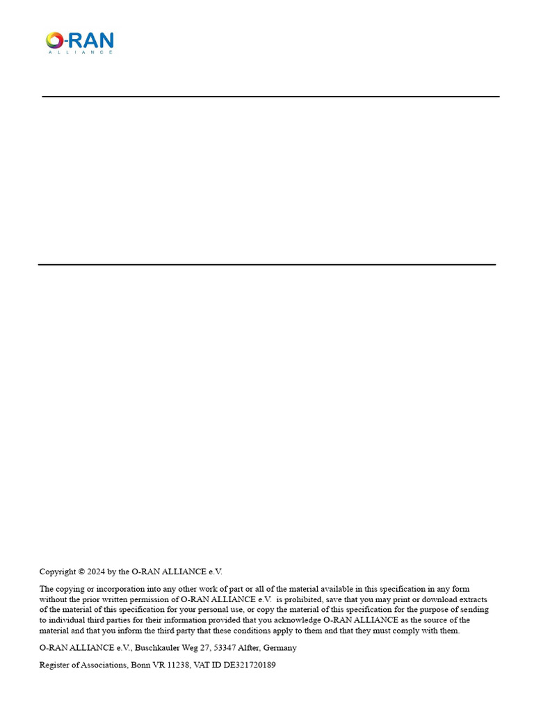 O RAN - WG1.Slicing Architecture R003 v13.00 | PDF | Specification (Technical Standard ...