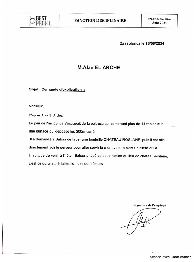 M.alae El Arche | PDF