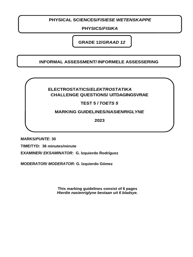 Challenge Test 5-Making Guidelines - 2023 | PDF