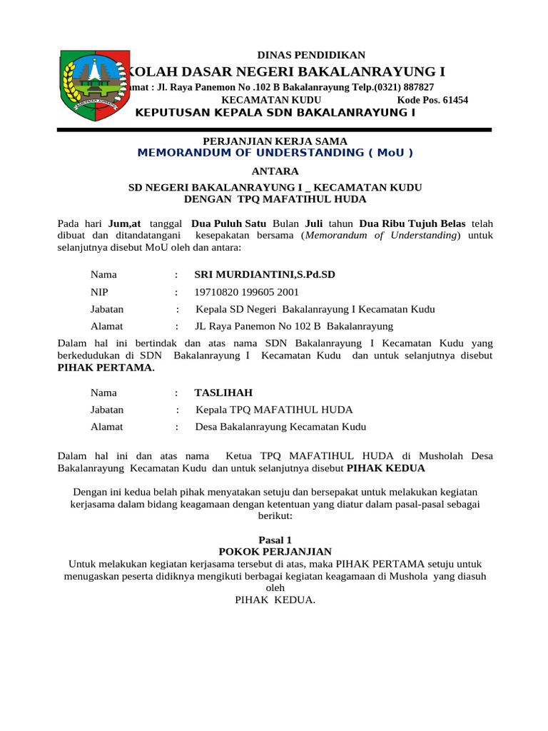 Mushollah (BLM) | PDF