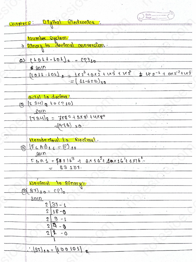 Digital Electronics Notes | PDF