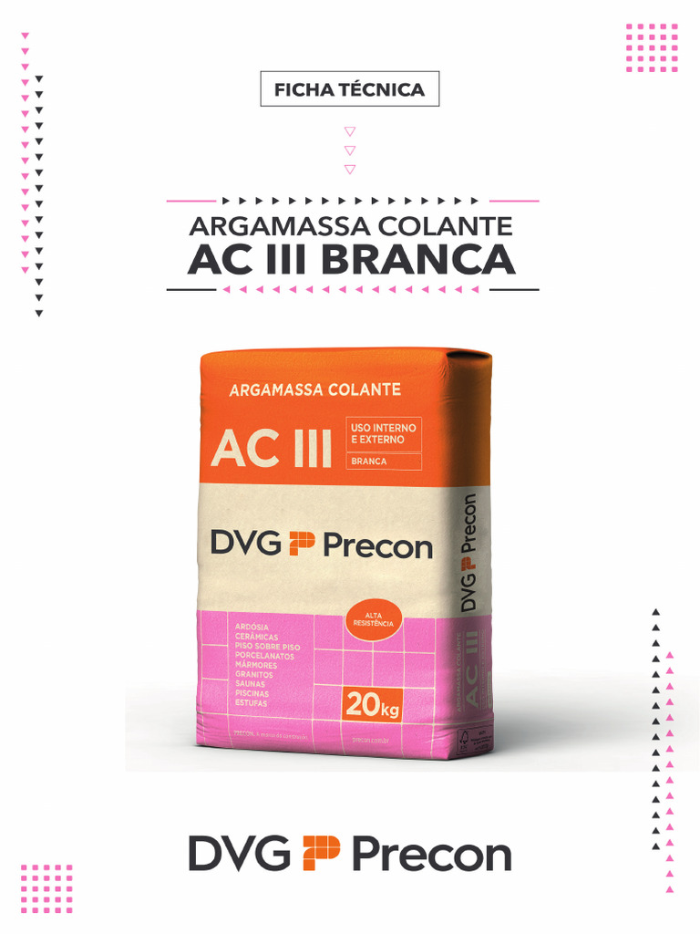 Ficha Tecnica AC III Branca | PDF