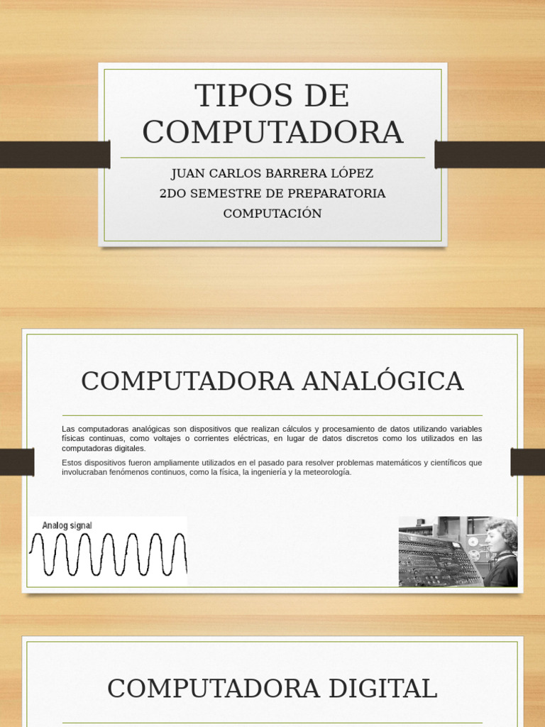 Tipos de Computadora y Sus Funciones | PDF