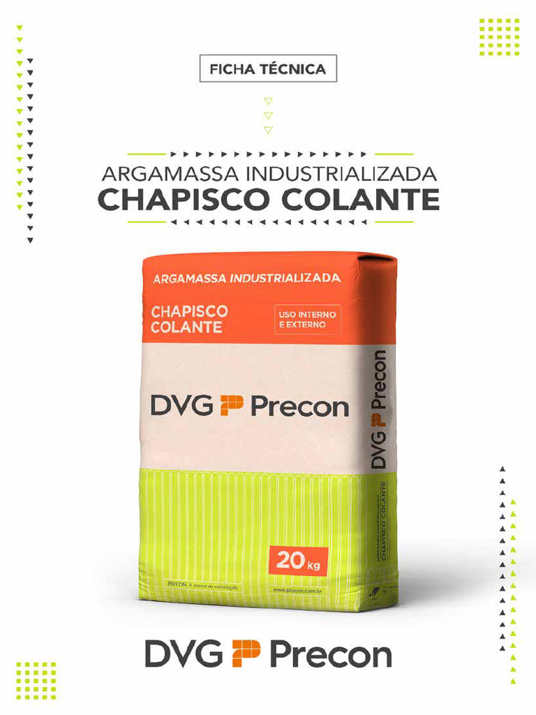 Ficha Tecnica Chapisco Colante | PDF