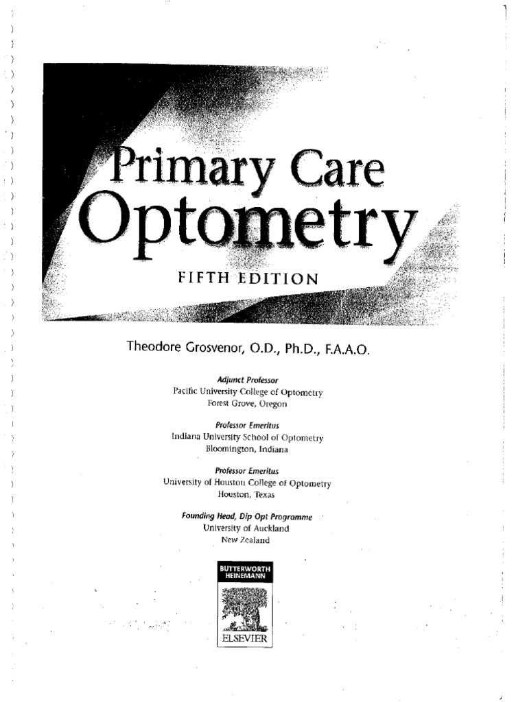 Primary Care Optometry 5th Ed | PDF