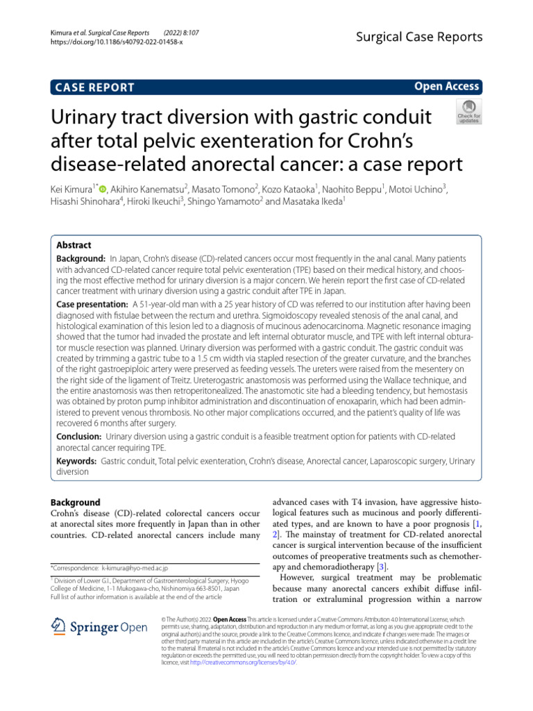 Gastric Conduit | PDF
