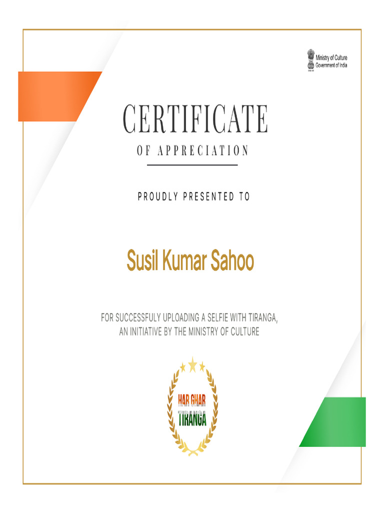 # Certificates - Susil Online | PDF