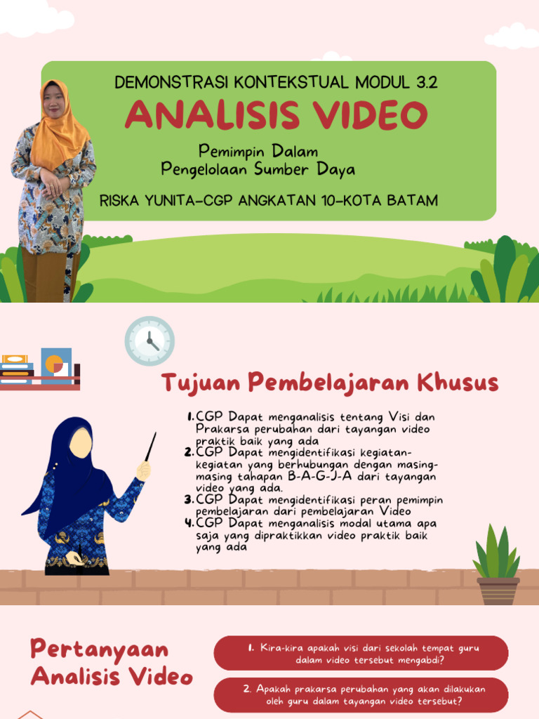 Demonstrasi Kontekstual Modul 3.2 | PDF