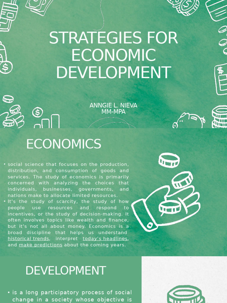 Strategies For Economic Development | PDF