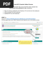 HCL - ESS PF Transfer Out Application Procedure - Done | PDF | Software | Computing