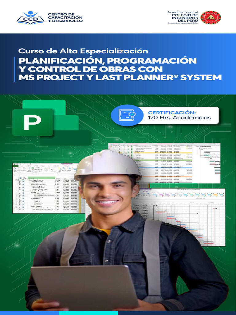 Planificación, Programación y Control de Obras Con MS Project y Last ...