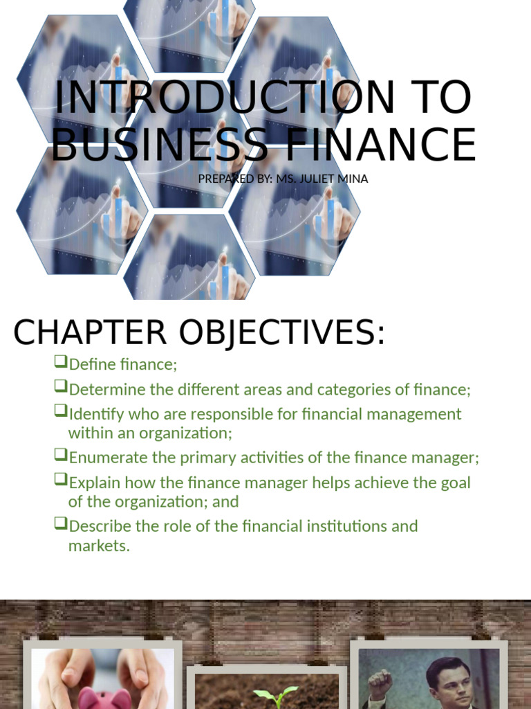 Introduction to Business Finance | PDF