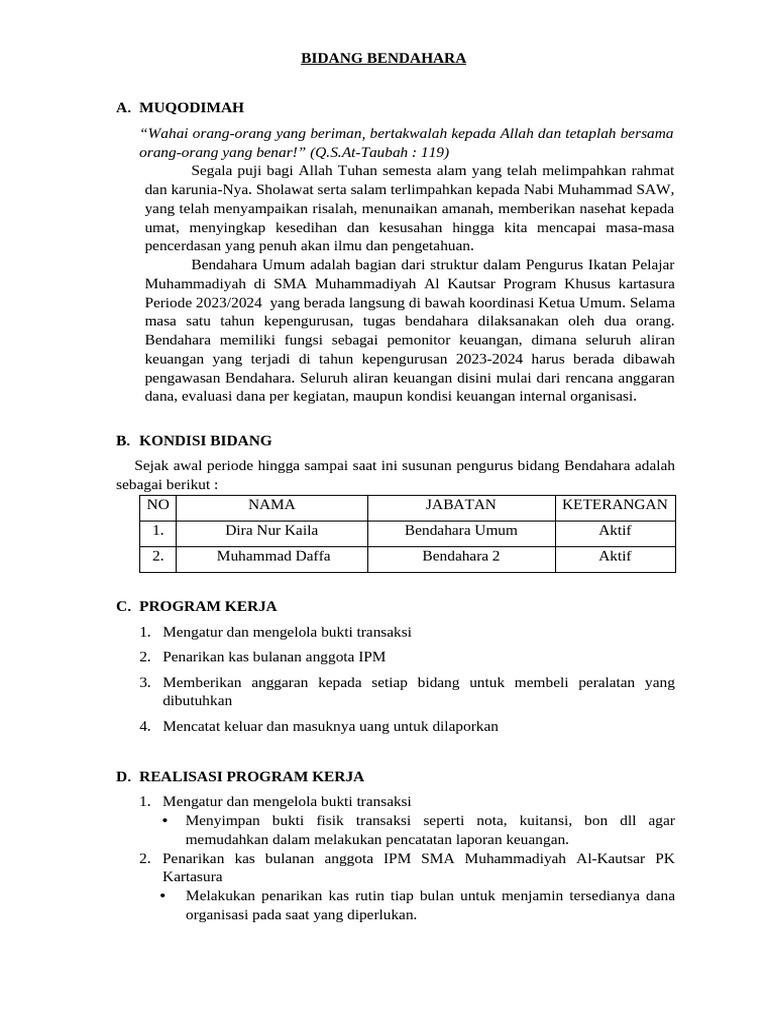 LPJ Bendahara-1222 | PDF