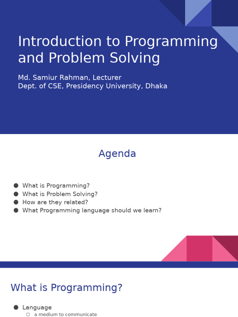 PPS 01 - C Programming Language | PDF