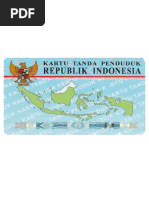 Contoh KTP Depan Belakang | PDF