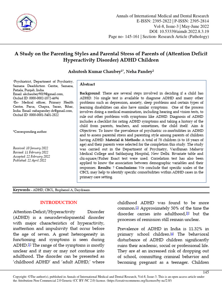 A Study On The Parenting Styles and Pare | PDF