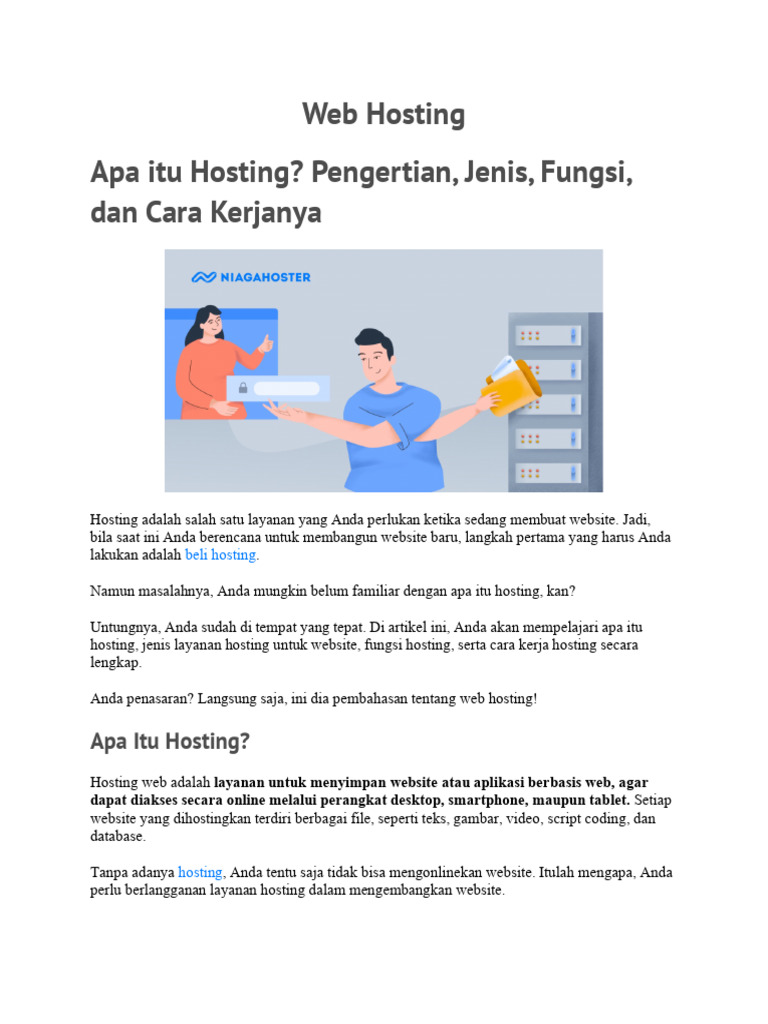 Web Hosting | PDF