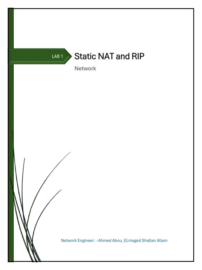 Static NAT | PDF