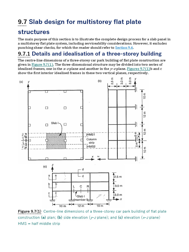 Flat Plate | PDF | Column | Bending