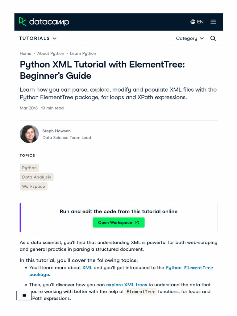 Exemplo Python XML | PDF
